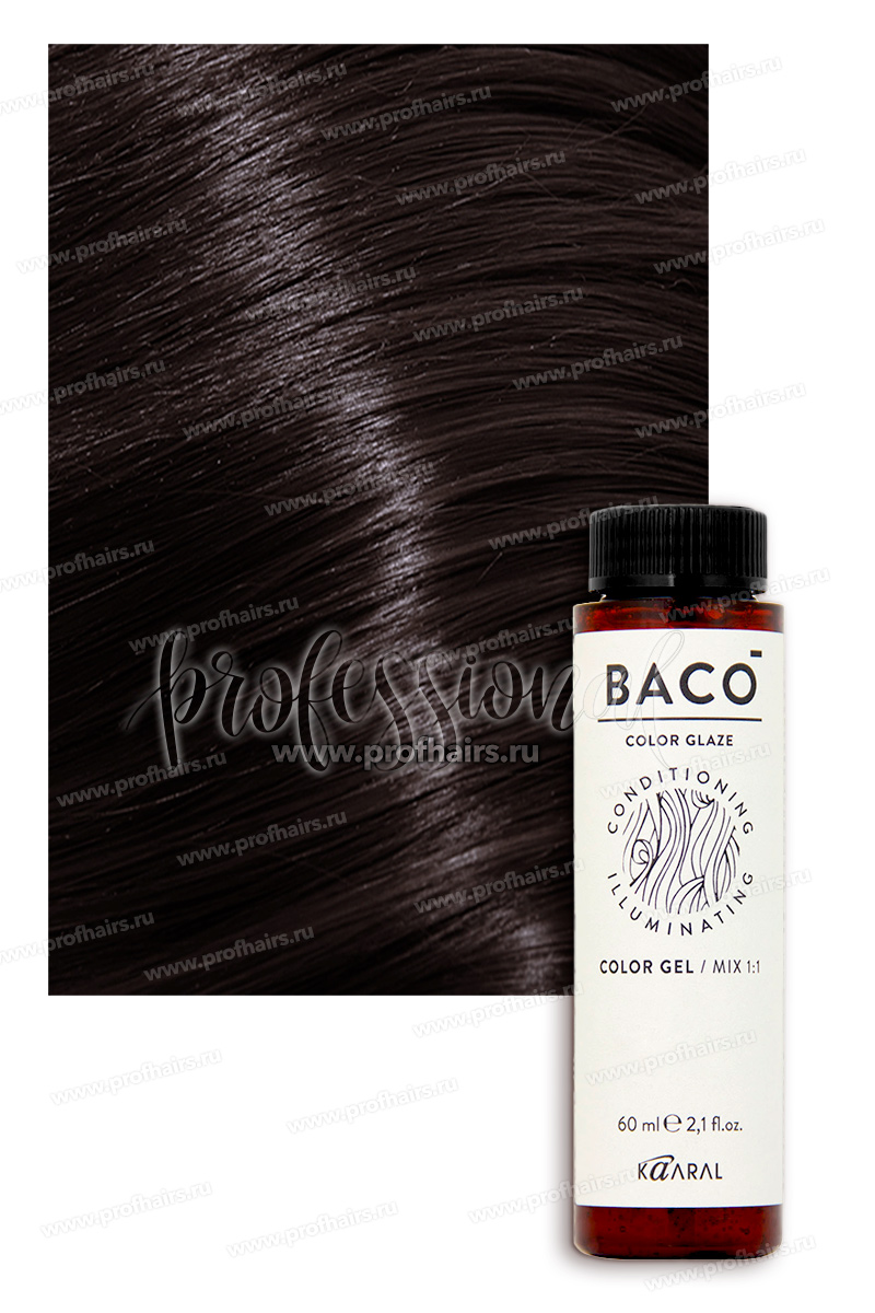 Kaaral Baco ColorGlaze Полуперманентный краситель с кислотным pH 4.18 ...